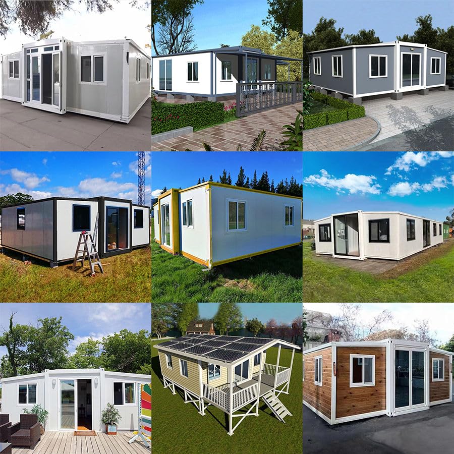 Luxury Tiny Prefabricated House with Bathroom and Kitchen, Waterproof Mobile House, A Versatile and Convenient House (40FT)