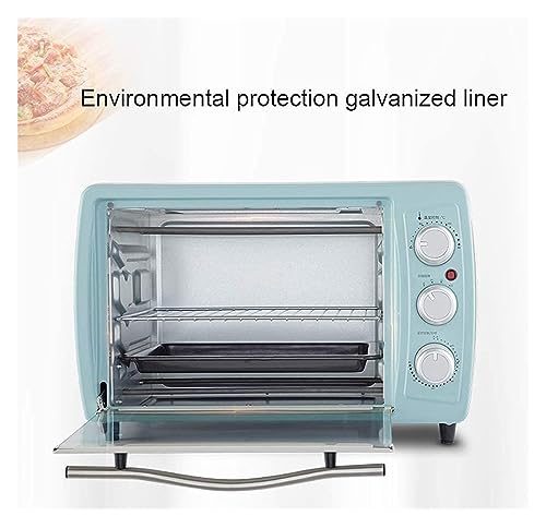 MODADA Electric oven home 19 liters mini oven adjustable temperature 0-250 ℃ and 60 minutes timer three baking position home baking electric oven baking cake bread pie multifunctional function unified