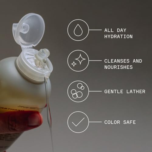 Firsthand Supply Hydrating Hair Shampoo - Clean & Non-toxic Hair Care Ingredients - Softness, Shine, and Moisture - No Parabens or Sulfates - 10.1oz (300ml)