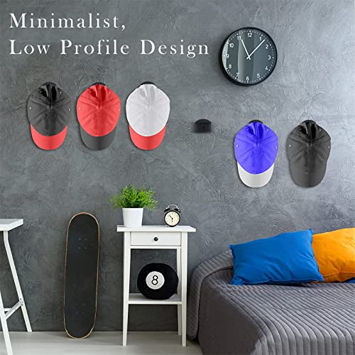QHWLKJ Hat Rack for Baseball Caps,Hat Hanger Holder Rack for Hanger & Room Closet Display, 2Pack 20 Hat Storage Clips+10 hat Racks for Hang Ball Caps Beanie & Accessories, for Men, Boy Women Gift