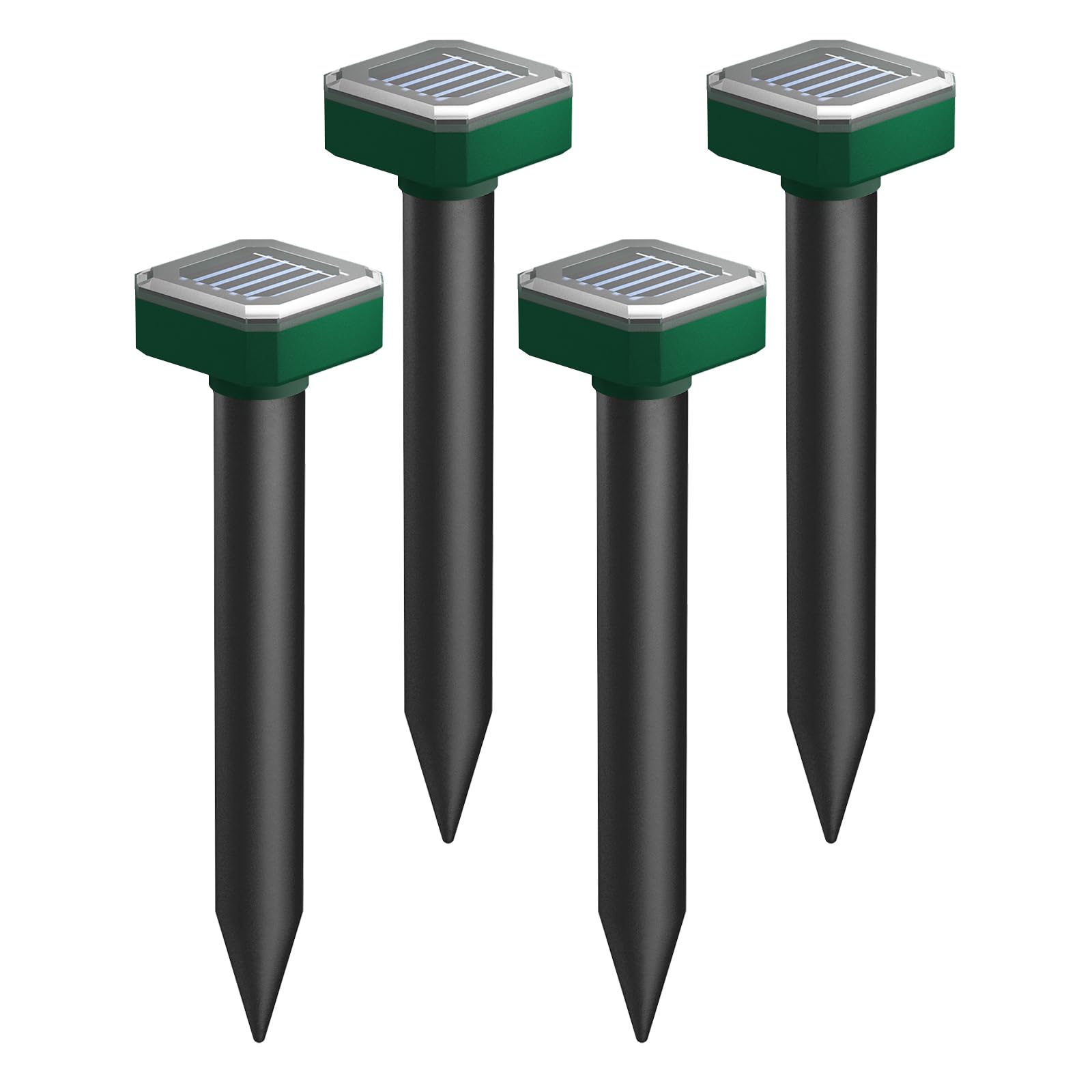 suphanlin Solar Deer Repellent 4 Pack, Deer Deterrent for Trees, Deer Repellent Devices, Solar Deer Repellent Outdoor for Plants, Deer Repellant for Outdoor, Deer Repellent for Yard Powerful
