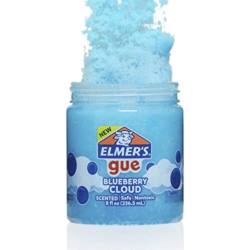 Elmer's Gue Premade Slime, Variety Pack, Includes Clear Slime, Scented Slime, Glitter Slime, 4 Count