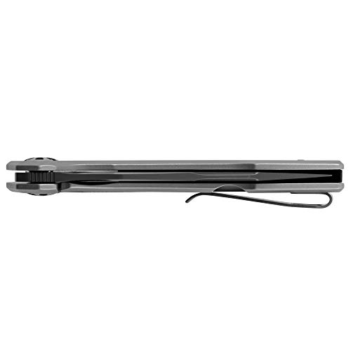 Kershaw Norad Folding Pocket Knife, 3.3 Inch Blade with Manual Open, Frame Lock (5510), Black