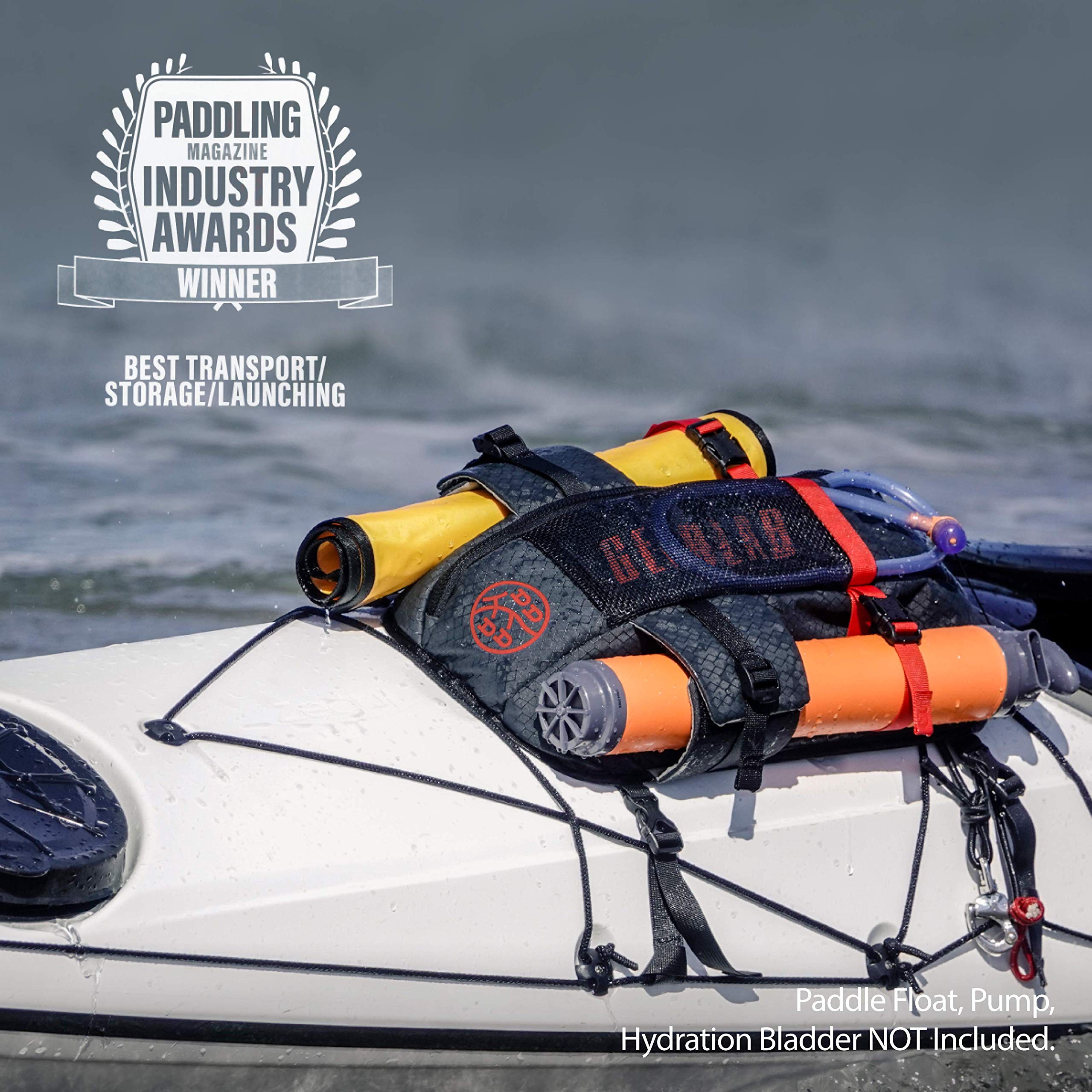 Gearlab Deck Pod - Kayak Deck Bag, Paddling Magazine Award (Holds Paddle Float, Bilge Pump)