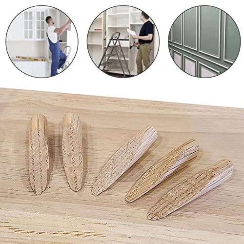 Pocket Hole Plug Set, Odourless Smoothly Surfaces Wooden Holes Jig Kit 50Pcs for DIY(Oak)