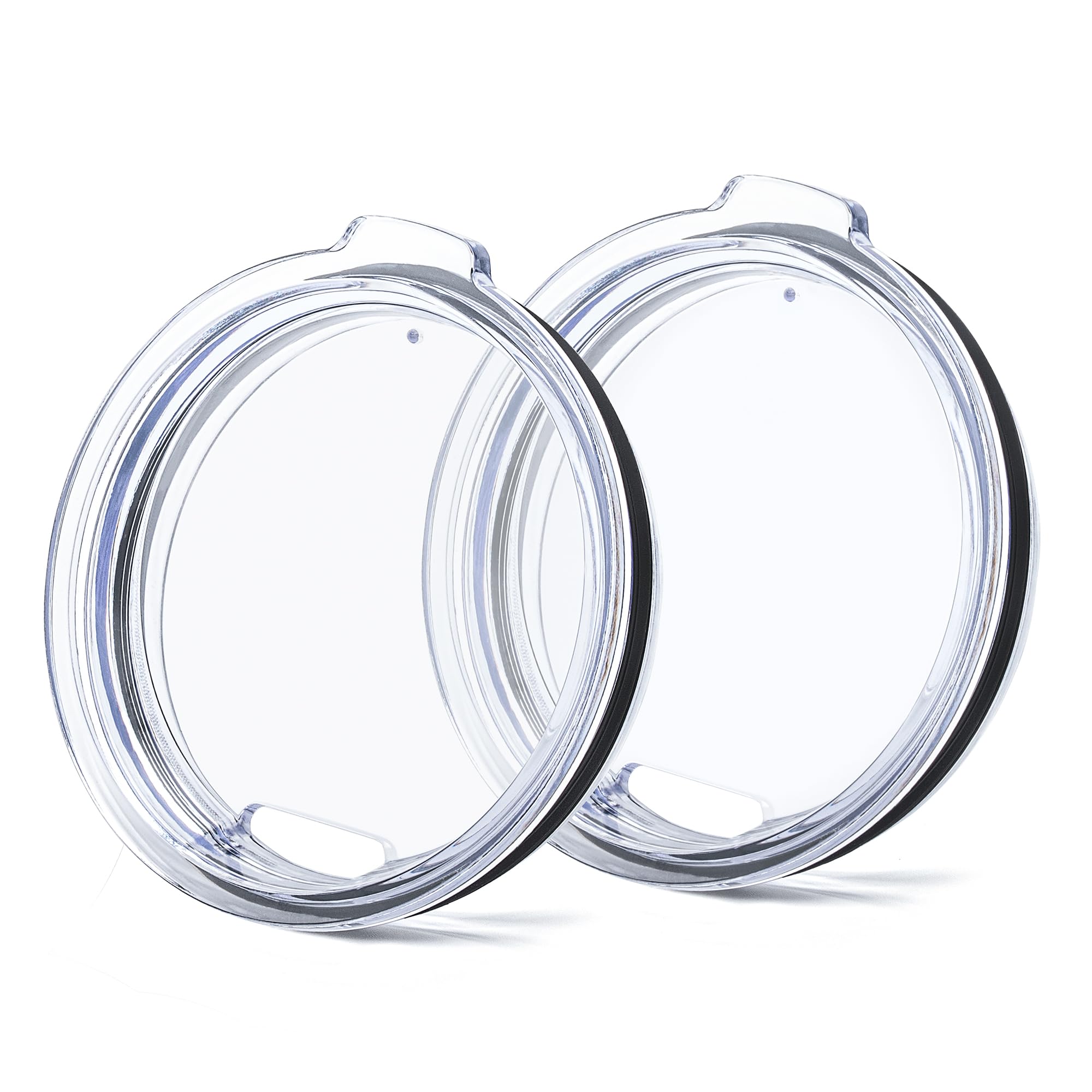 Prurex 2 Pack 20 ozTumbler Lid for Yeti Rambler,Old Style Rtic and More Travel Mugs, Splash Proof Replacement Lid for 3.2" Inner Diameter Tumblers