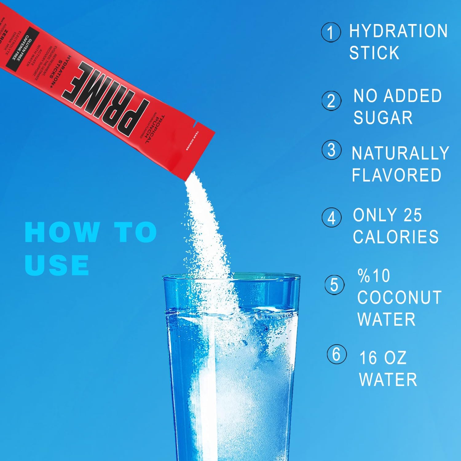 GARIZZE Bundle Prime Hydration Drink Mix Packets Variety pack - Blue Raspberry, Lemon Lime and Tropical Punch, Total 20 Prime Drink Hydration Packets Powder Sticks
