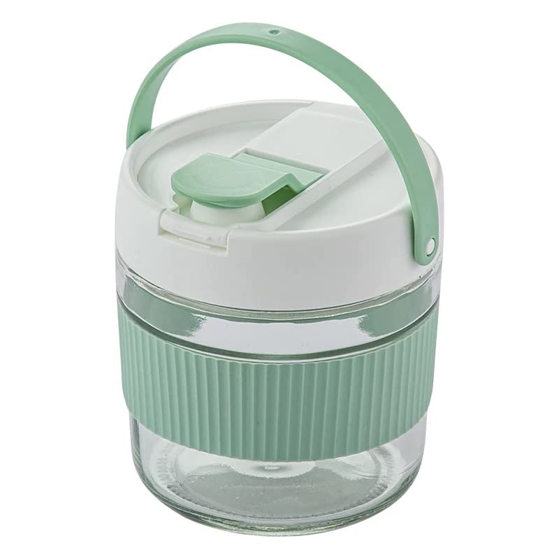 Home Legion multipurpose glass pickle jar with strainer 1 pieces small for kitchen 900ml green