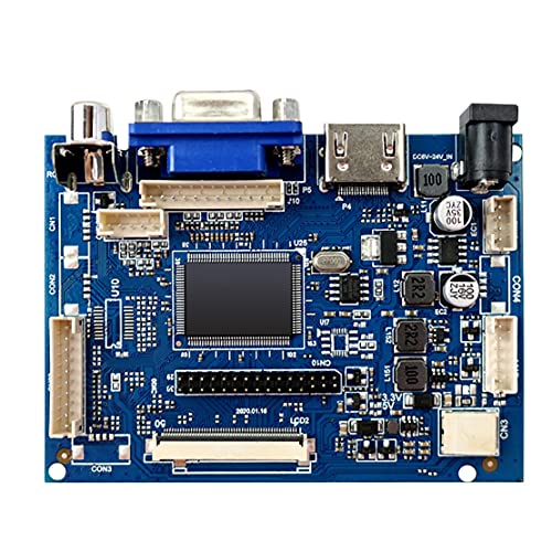 MACIMO 7 Inch 1024 X 600 LCD Screen Display Driver Board W/Driver Board Monitor for Support AV Reversing Priority