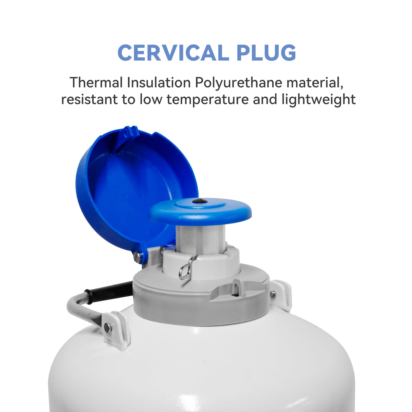 NANBEI 10L Liquid Nitrogen Tank Cryogenic Container Aluminum Alloy Liquid Nitrogen Dewar Static Cryogenic,Liquid nitrogen dewar with Straps,for Beauty Industry, Semen Preservation, Scientific
