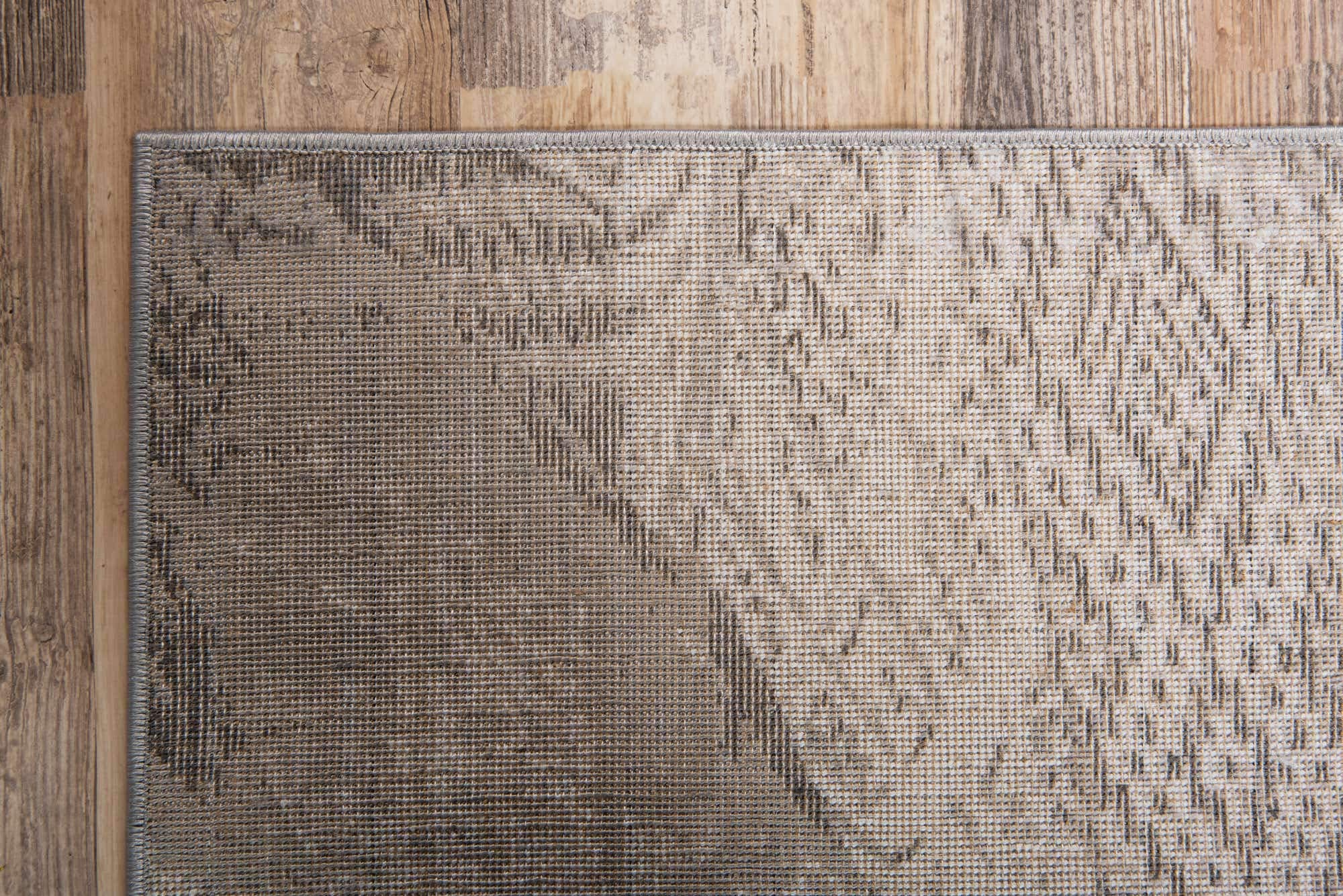 Unique Loom Sofia Collection Area Rug - Albert (6' 1" x 9' Rectangle, Dark Gray/ Gray)