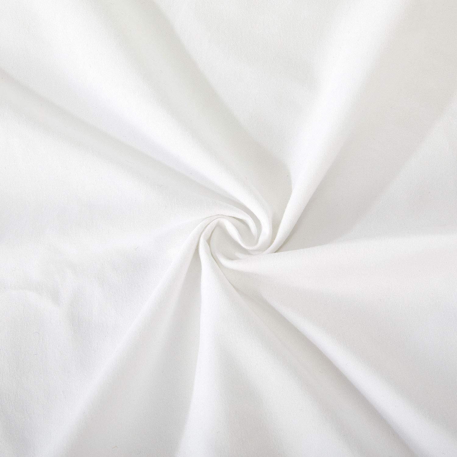 VEEYOO Twin Duvet Cover - Washed Microfiber Comforter Cover with Zipper Closure, Ultra Soft Hypoallergenic 3 Piece White Duvet Cover Sets (1 Duvet Cover, 1 Pillow Sham)