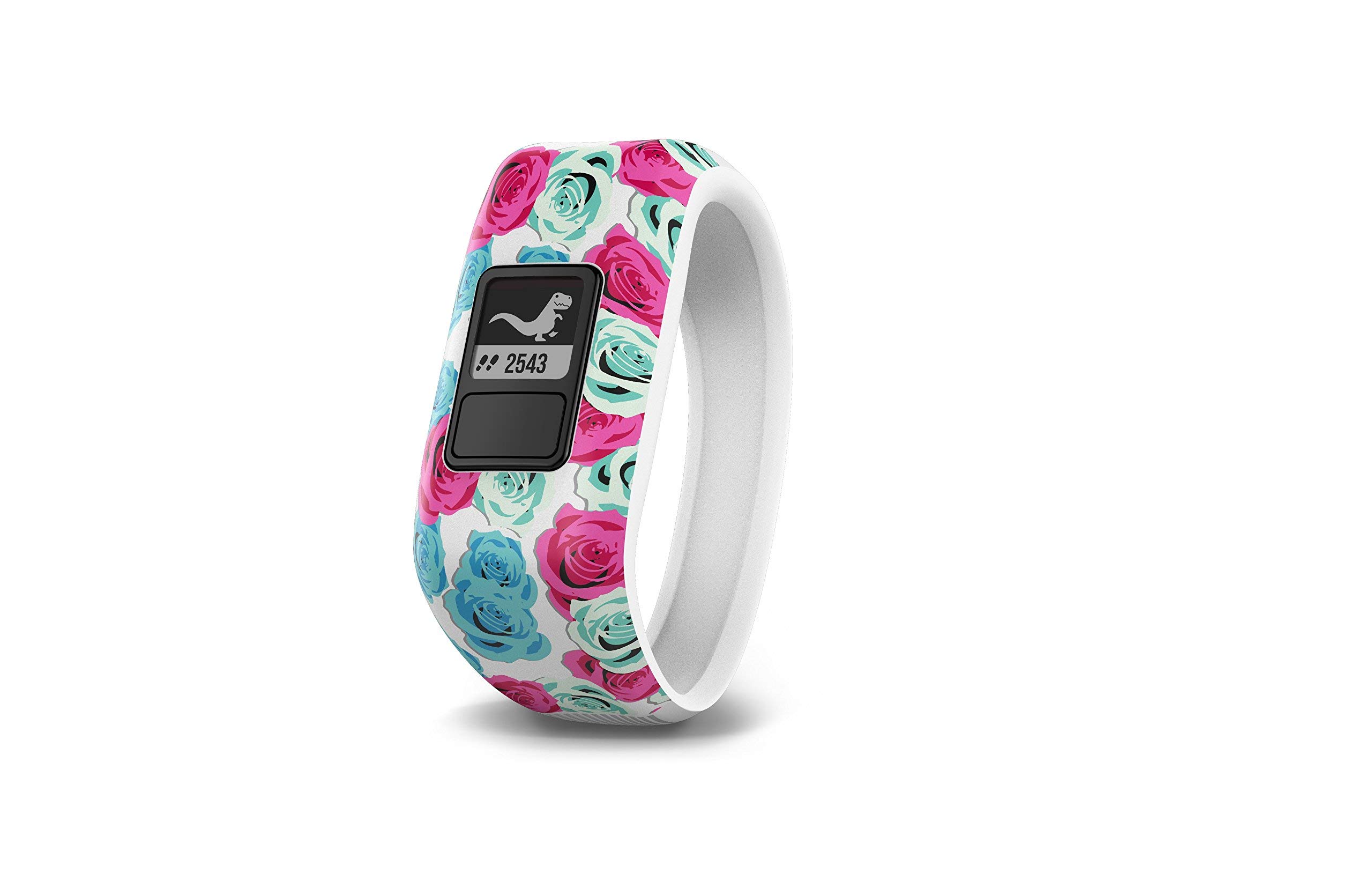 Garmin v�vofit jr, Kids Fitness/Activity Tracker, 1year Battery Life, Real Flower (Renewed)