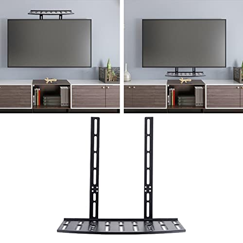 MagiDeal TV Wall Mount Shelf Bracket Adjustable Monitor Top Shelf for Stereo AV Components Shelf