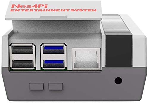 GeeekPi Raspberry Pi 4 4GB Kit with Retro Gaming Nes4Pi Case, 5V 3.6A Power Supply, 32GB Card, HDMI Cable and Card Reader (4GB RAM)