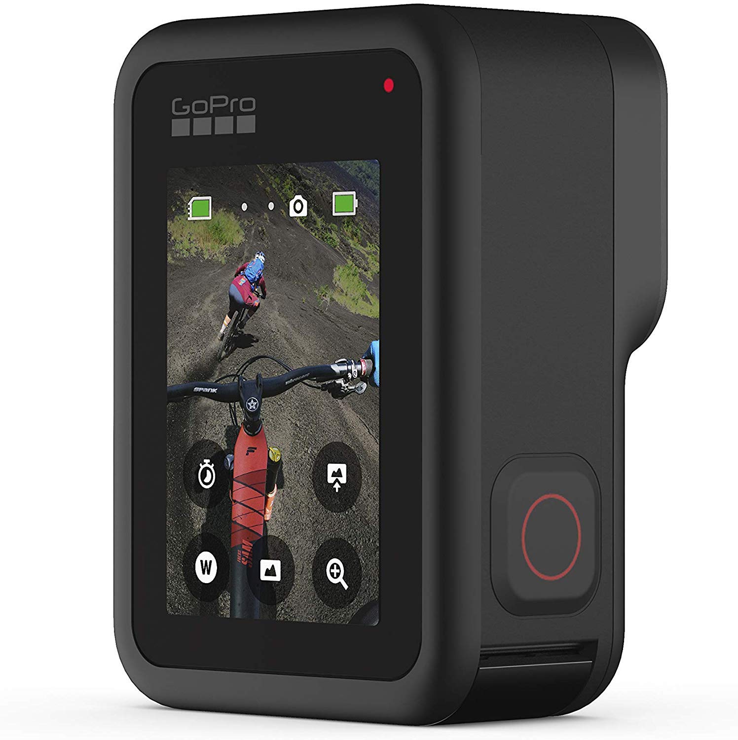 GoPro Hero8 Black Action Camera with GoPro Holiday Accessory Bundle - Two 32gb U3 Memory Cards, Shorty Grip, Head Strap, and 2 Rechargeable Batteries