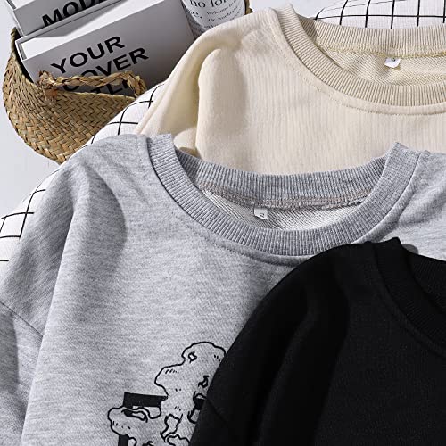MODNTOGA Coffee Skeleton Sweatshirt Women Halloween Sweatshirt Long Sleeve Skeleton Drinking Coffee Crewneck Pullover Tops (Grey, M)