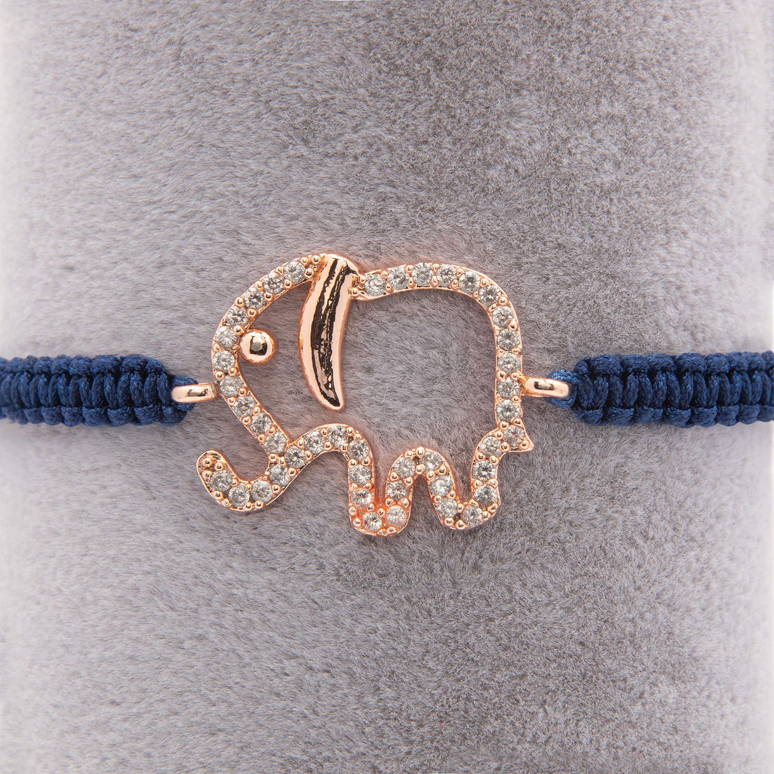 Elephant Bracelet I Symbol of Strength and Power I Handmade & Adjustable String