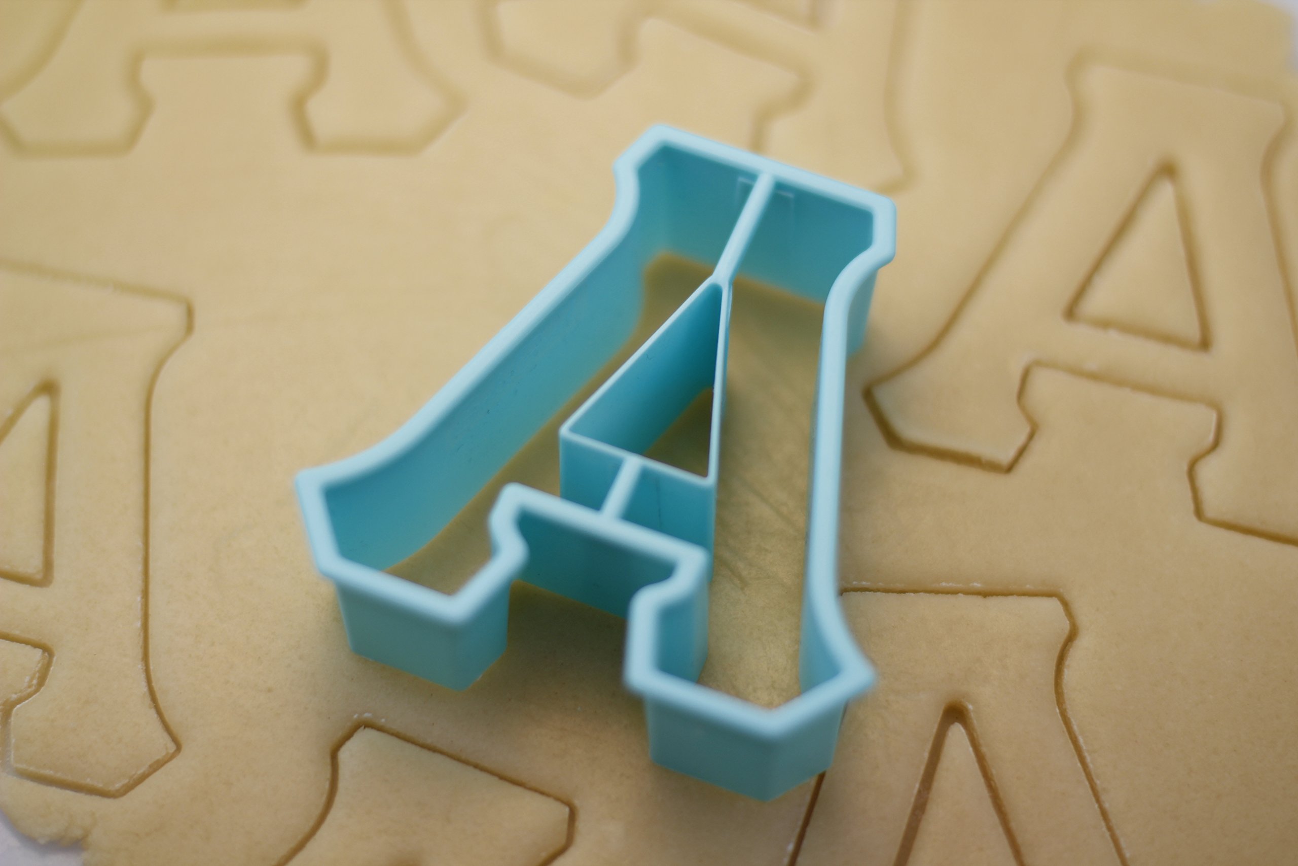 Live Greek, Greek Alphabet Letter Shaped Cookie Cutter, ALPHA Shape, 3 Inches Long, for Big Sis/Lil Sis, Fundraising, Parties, Sororities, Fraternities, Panhellenic, Art Stencil 1pc