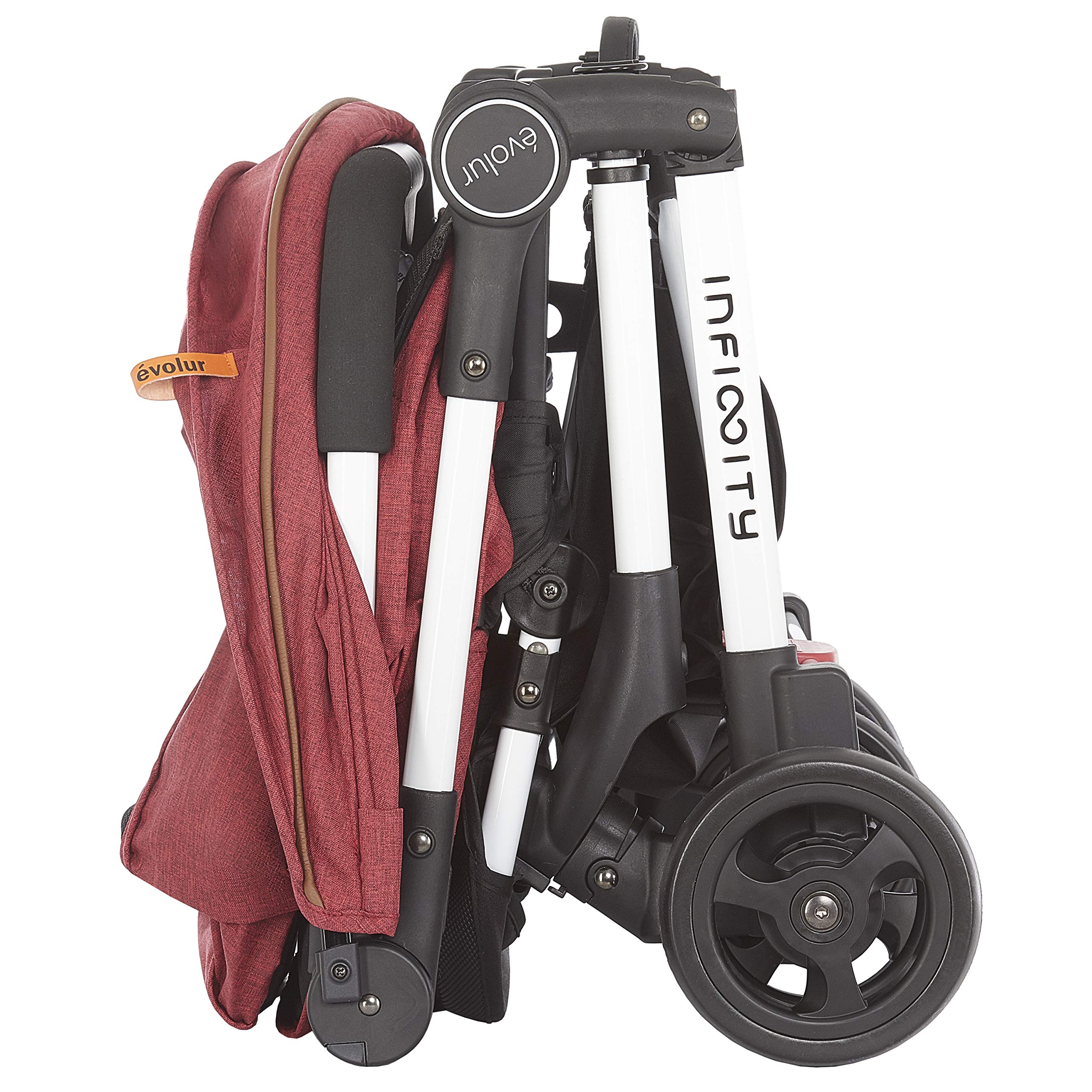 Evolur Infinity, Convertible Stroller, Red
