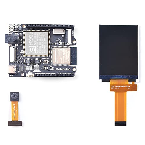 MAKIVI for Maix Duino K210 RISC-V AI LOT ESP32 Board 2.4 Inch Screen+G4.4 Camera+Microphone Replacement