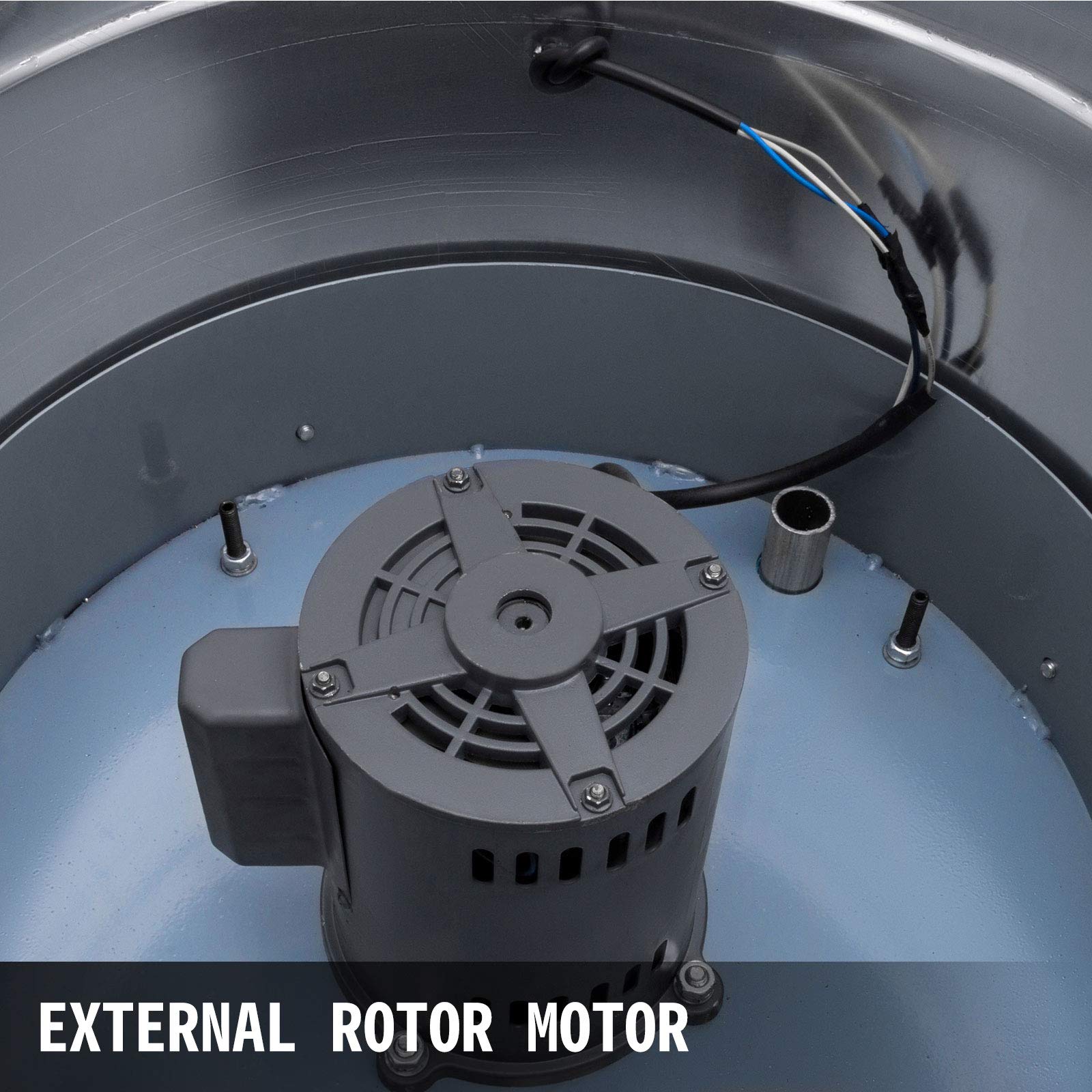 VEVOR 2400 CFM Roof Fan Up-blast Restaurant Exhaust Fan High Speed Direct Drive Up-blast Exhaust Fan 250W