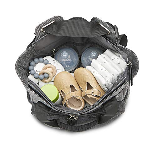 Eddie Bauer Departure Hybrid Diaper Bag, Grey