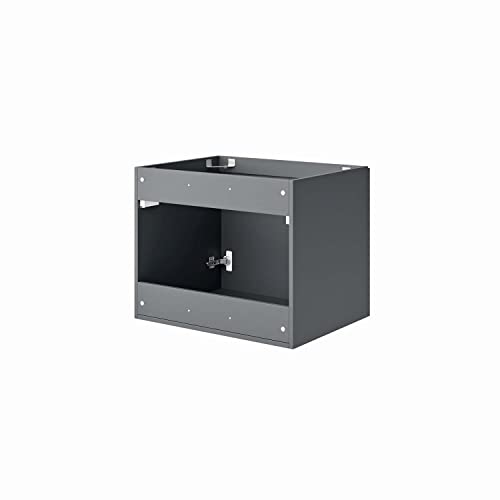Modway Vitality 24" Bathroom Vanity Cabinet (Sink Basin Not Included), 24 Inch, Gray