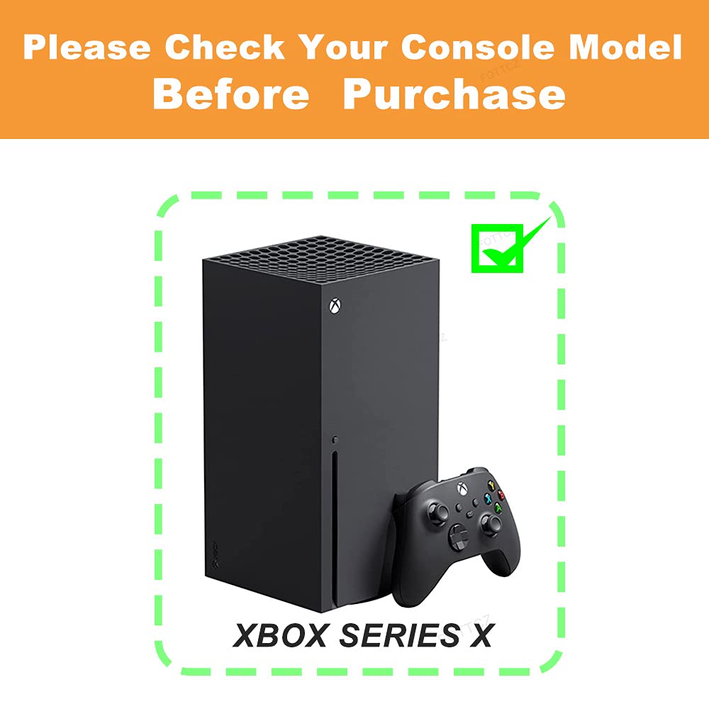 FOTTCZ Vinyl Skin for Xbox Series X Console and Controllers, Sticker Decal Protect Xbox Series X Devices - Blue Flame Ghost
