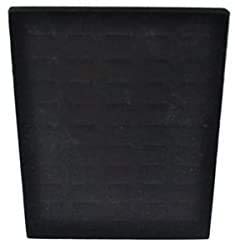 JDYYICZ Velvet 50 Slots Ring Organizer/Tray/Pad/Showcase/Display Case (Black)