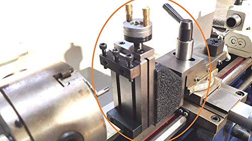 Mini Vertical Milling Slide Mounted on Z Type Caste Iron Angle Plate -Direct Fit for Mini Lathes