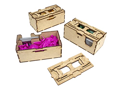 TowerRex Board Game Organizer for Twilight Imperium Board Game, Twilight Imperium Prophesy of Kings Expansion Insert Kit, Twilight Imperium Board Game Accessories