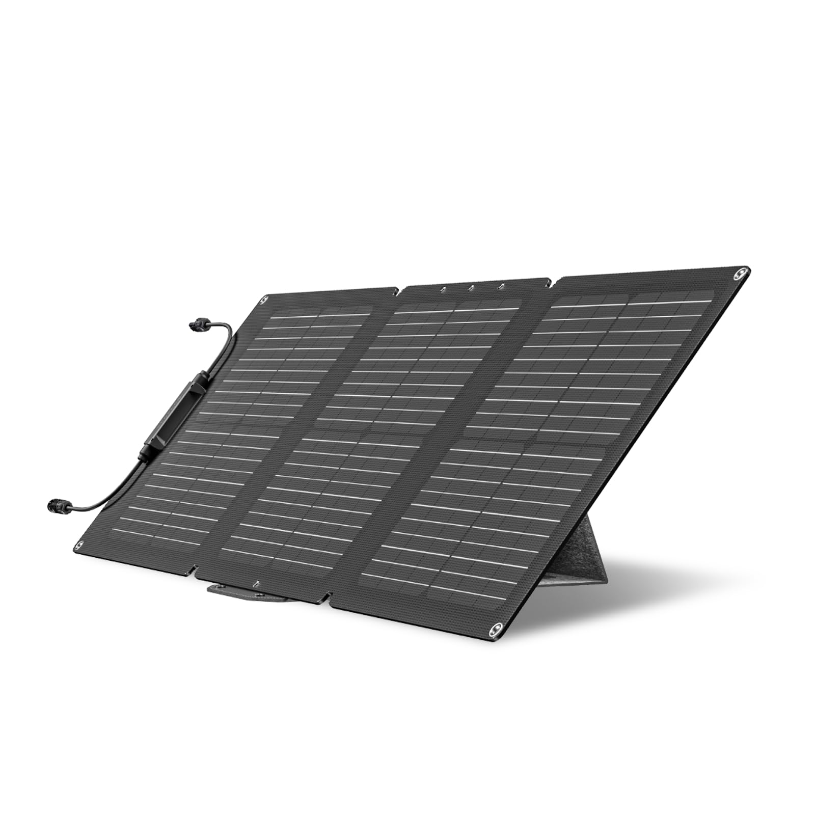 EF ECOFLOW 60W Portable Solar Panel for Power Stations, Camping, Backup Lightweight Foldable Solar Panel with Supporting Stand, High 23.4% Converting Monocrystalline Cells IP68 Waterproof