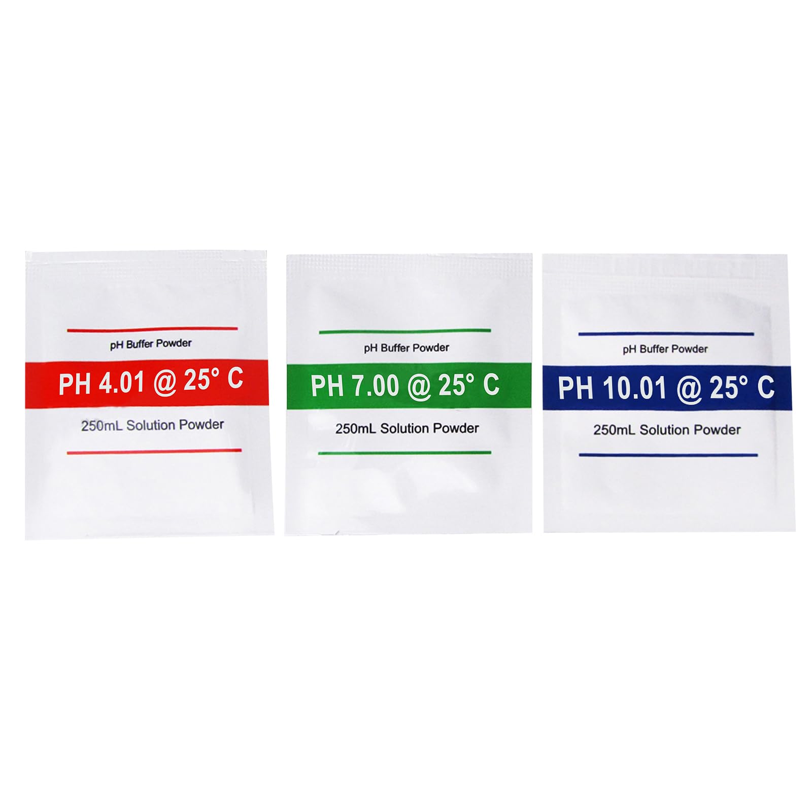 pH Powder Calibration Solution 4.01 7.00 10.01 pH Set - Accurate pH Calibration for Precise Measurement