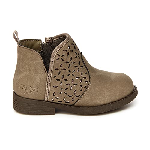 OshKosh B'Gosh Estell Fashion Boot, Taupe, 1 US Unisex Big Kid