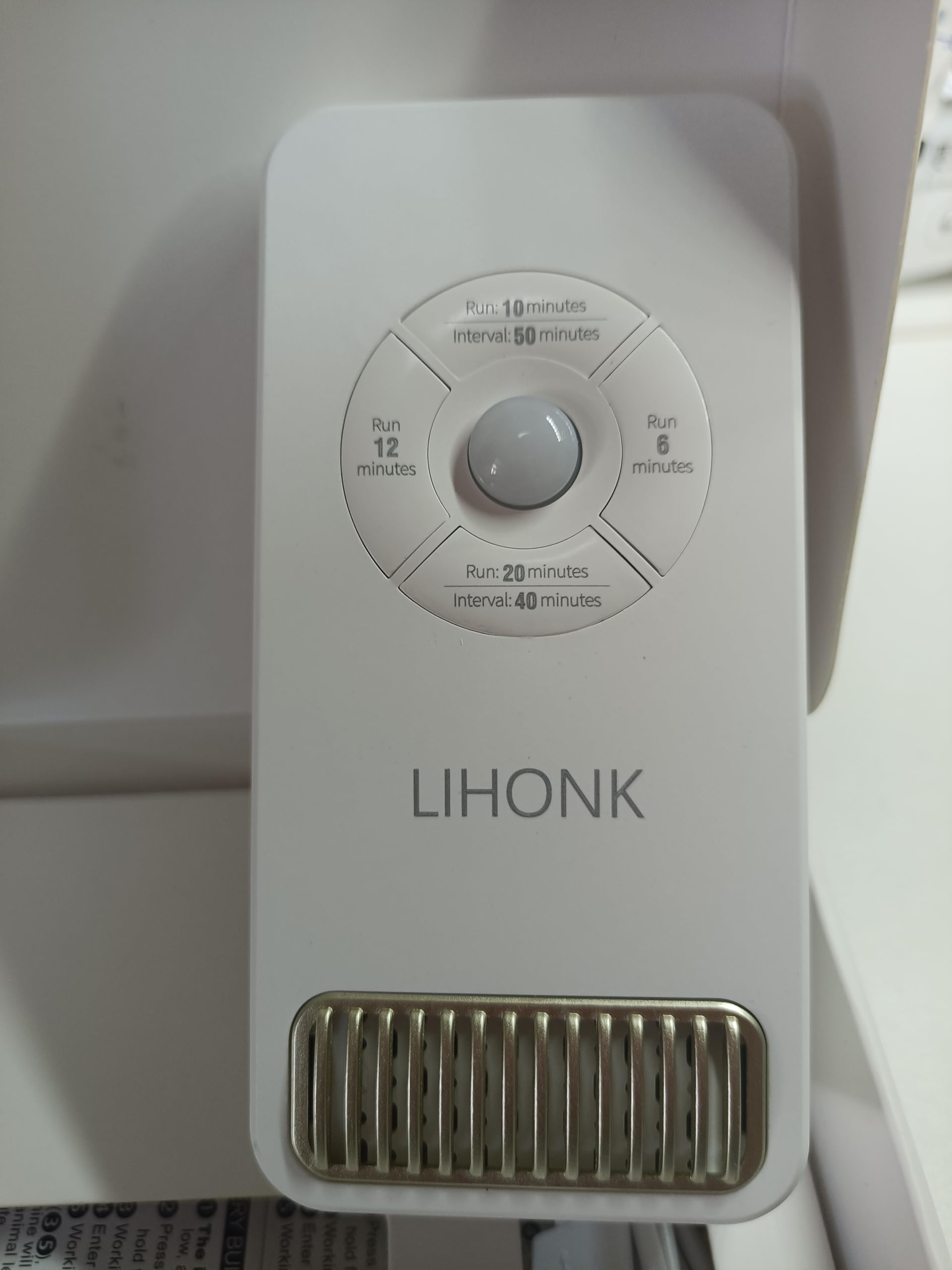 HAIDU LIHONK Small OZONE Air Purifier Air Fresheners For Bathroom - Cat Litter Box Deodorizer Plug In - Odors Eliminator DUST-FREE For Bed Refrigerator &Small Spaces