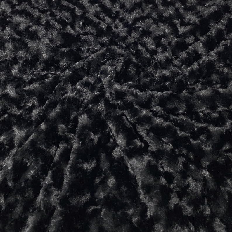 Rose Faux Fur Fabric by The Yard: Soft Plush Material, DIY Sewing Projects, Craft Supplies, Custom Blankets, Home Textiles