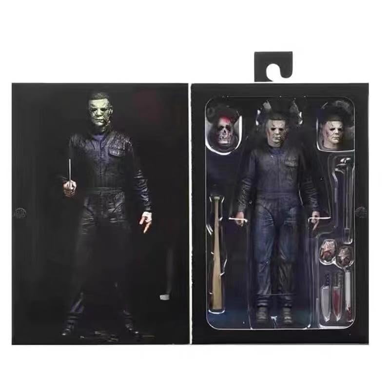 JESSIEJIE 2023 New VersionHollywood Movie Killer Action Figure (3rd Generation) Halloween Horror Figure Inch
