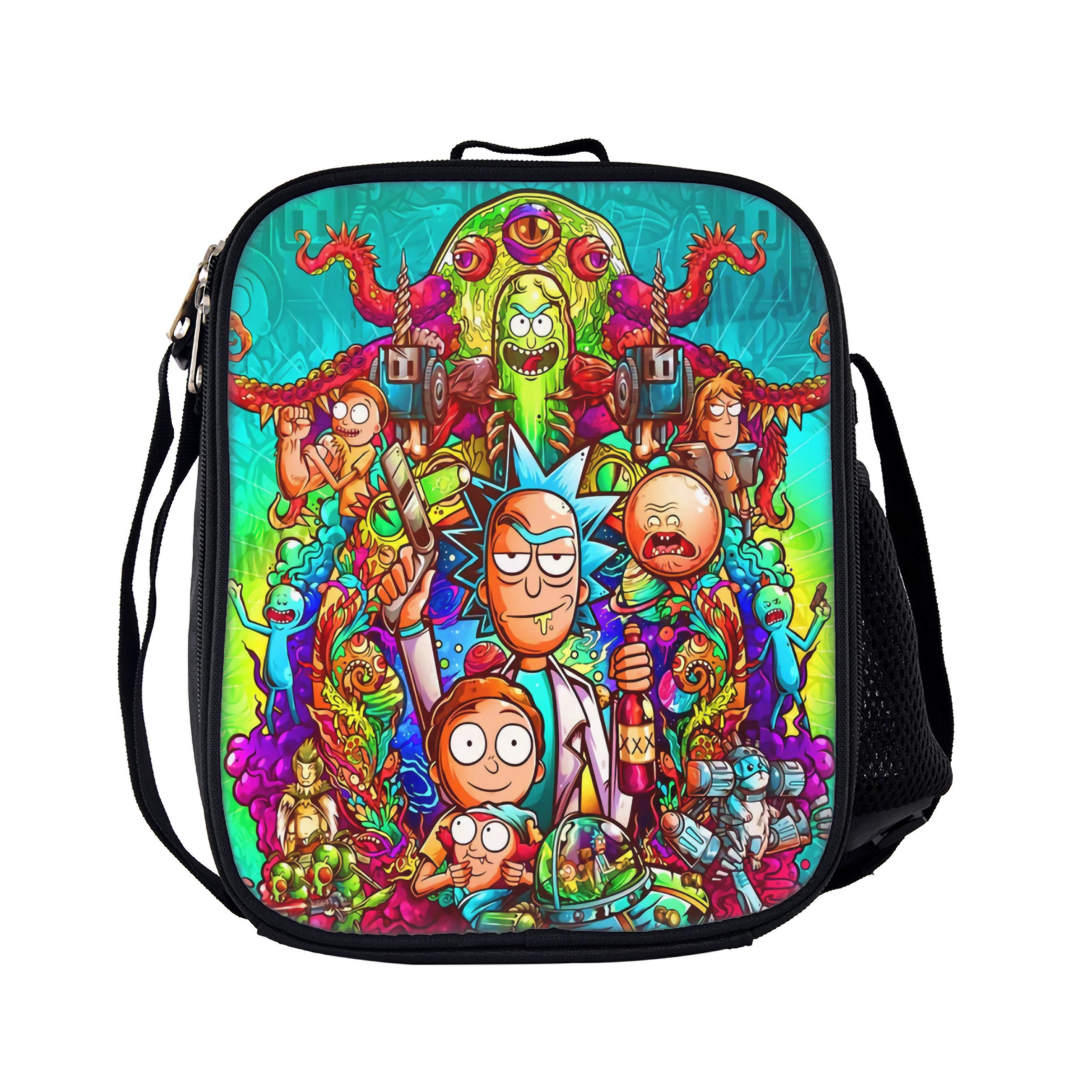 FLYIFE Anime-Inspired Cartoon Style Backpack Set - 3PCS Backpack for Teens with Pencil Case and Lunch Bag
