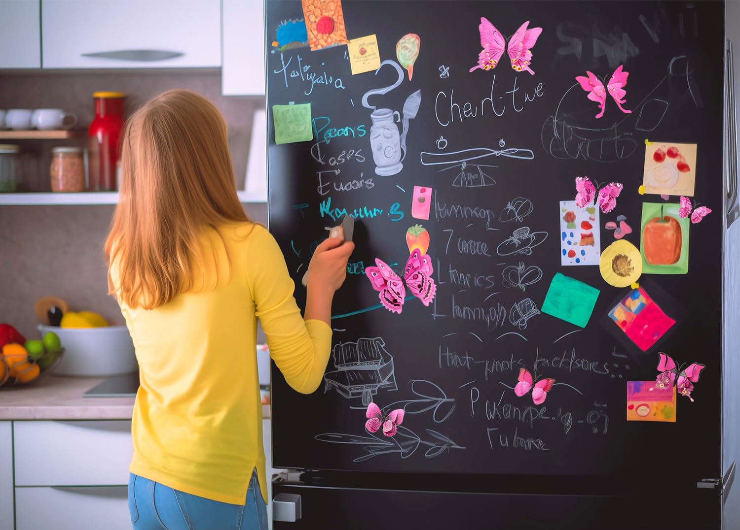Tupalizy 12PCS Double Wings 3D Butterfly Wall Stickers Decals DIY Art Crafts Decorations for Windows Refrigerator Bedroom Classroom Bathroom Home Office Birthday Party Decor(Pink)