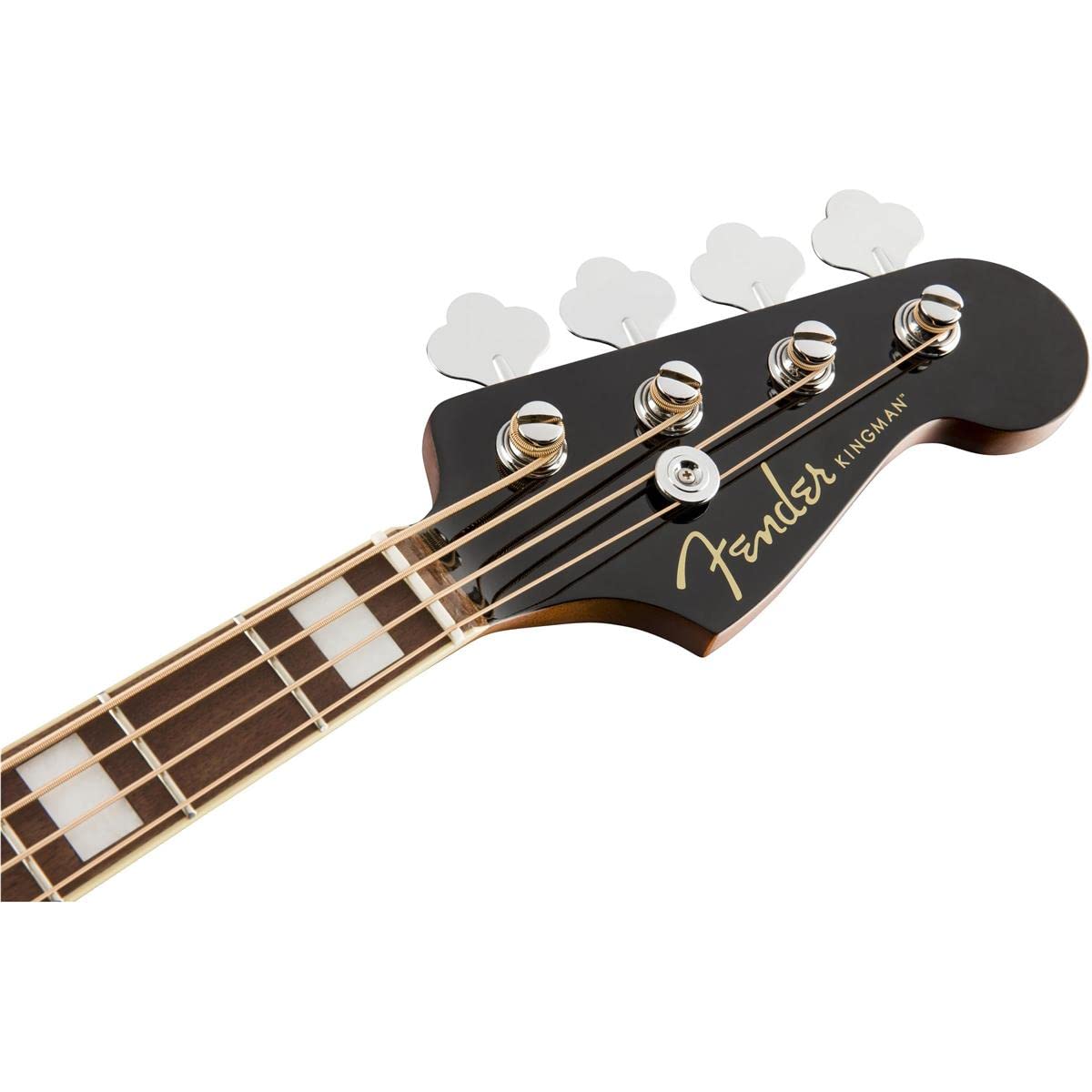 Fender Acoustic Bass Guitar, 4-String, Kingman V2 with Fishman Bass Acoustic Guitar Pickup with Tuner, Equalizer and Phase Control