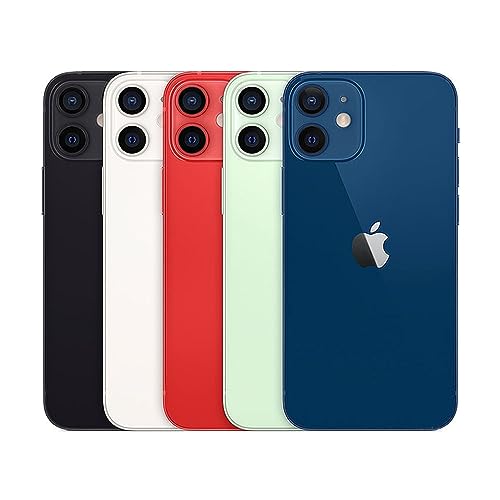 Used Apple iPhone 12 Mini Unlocked Cellphone 5.4" 4GB RAM 64/128/256GB ROM Hexa Core A14 iOS 12MP Face ID NFC 5G Mobile Phone Single Phone/White / 64G|4GB
