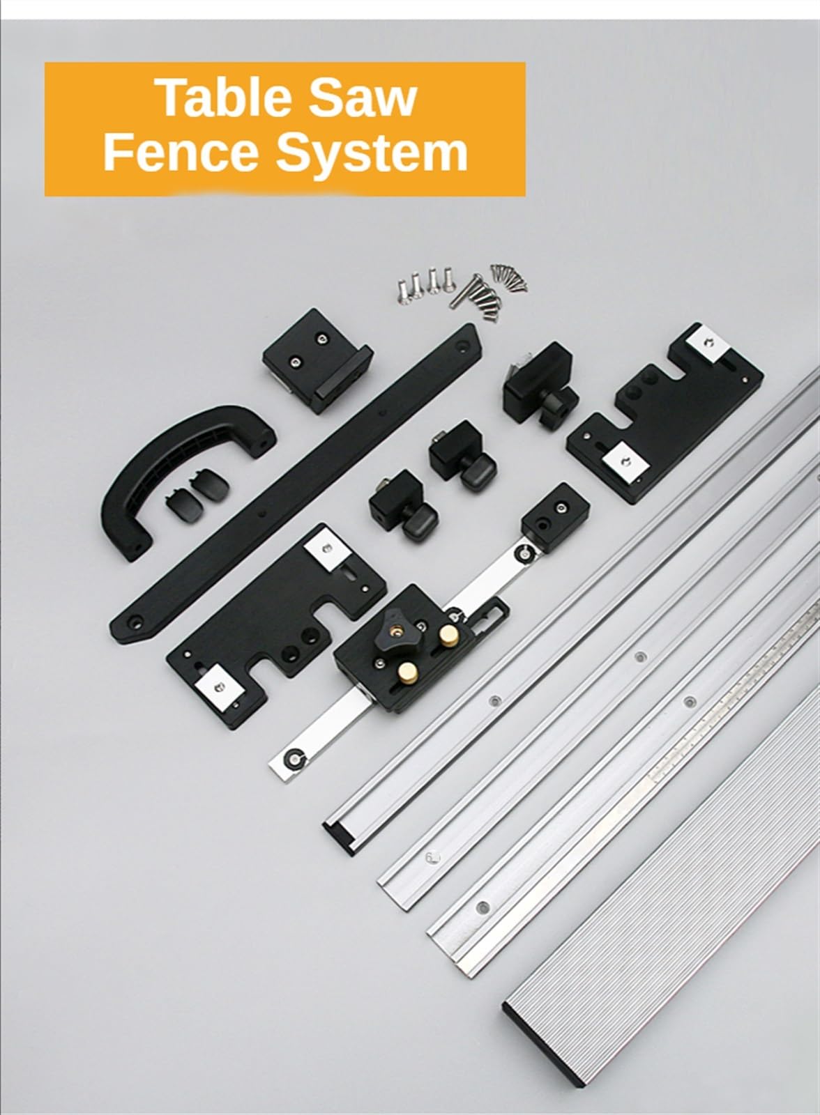 New Aluminum Alloy Table Saw Fence System,31.5/40inch Flip Modification Router Circular Saw Fence, DIY Wood Working Tools And Accessories (Size : 1000mm)