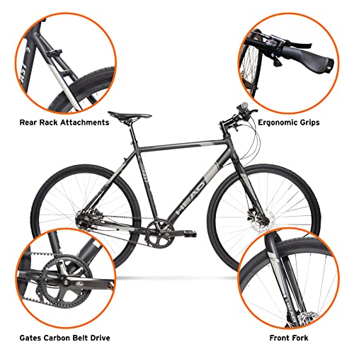 Head UR Fast 700c Belt Drive Urban Commuter Bike in 3 Sizes