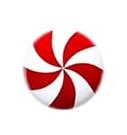 New Halloween Christmas Red and White Candy Cabinet knob Covers for Various Kitchen Cabinet knob Covers Living Room Bedroom Cabinet Knob Covers (20 Pieces)