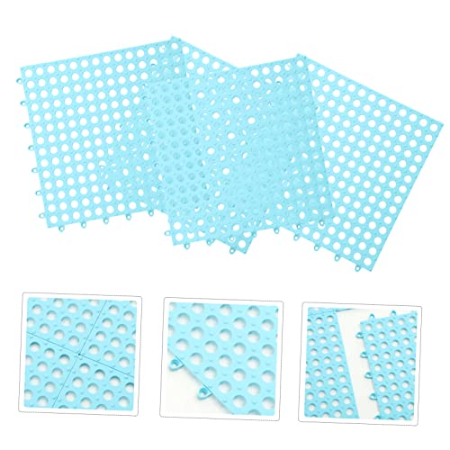 Mipcase 8 Pcs Rabbit Mats Bunny Cages for Rabbits Outdoor Outdoor+mat Outdoor Floor Mat Pet Cage Pads Chinchilla Cage Small Pet Bunny Rabbit Cage Mat Animal Cage Hole Mats Bunny Cage Pads