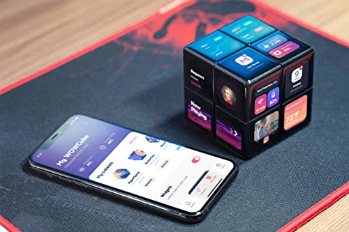 WOWCube System Black Edition - Puzzle Gaming Console, 40 Games and apps, STEM Certified