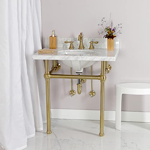 Kingston Brass KPK107P Trimscape Plumbing Supply Kit Combo, Brushed Brass