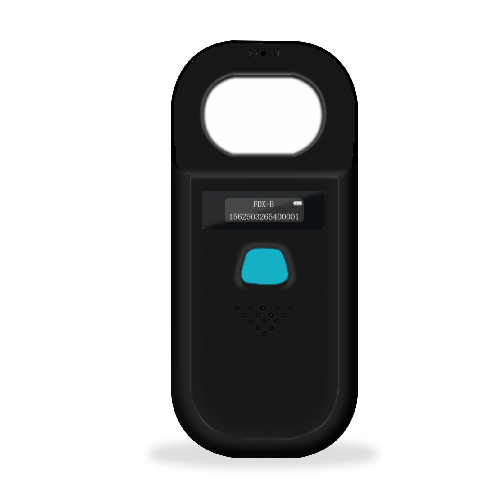 Smoostart Universal Pet Microchip Scanner, FDX-A/FDX-B/HDX Pet Dog Microchip Reader Read All Format Chips 16000 Data Records Multiple Methods to Upload to Pc for Animal/Pet/Dog/Cat/Pig (White)