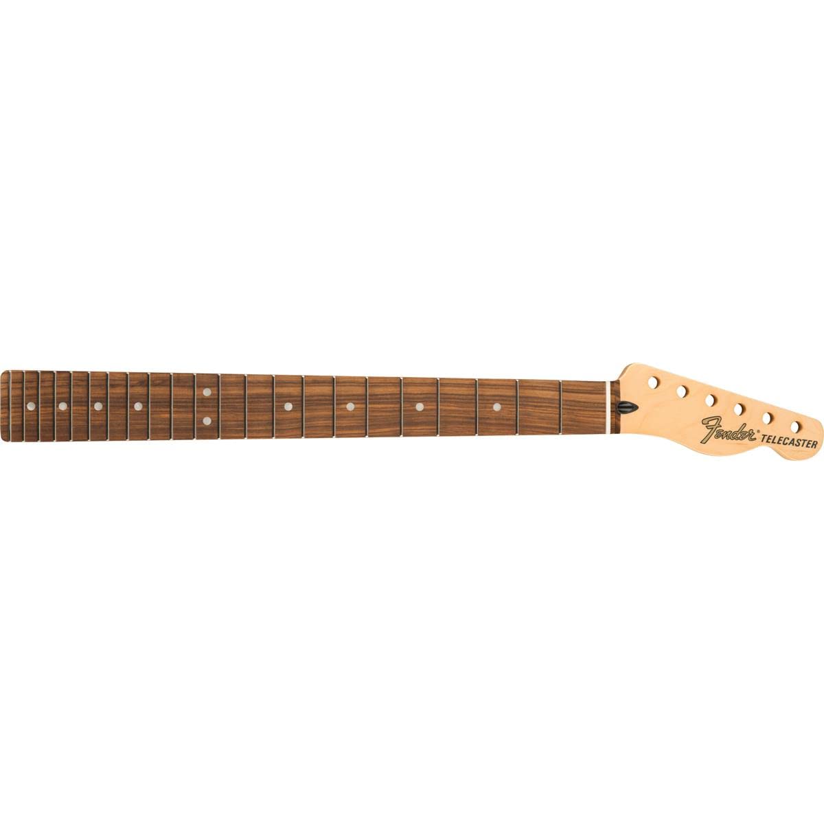 Fender Deluxe Series Telecaster Neck, with 2-Year Warranty Modern C, 22 Jumbo Frets, Pau Ferro Fingerboard